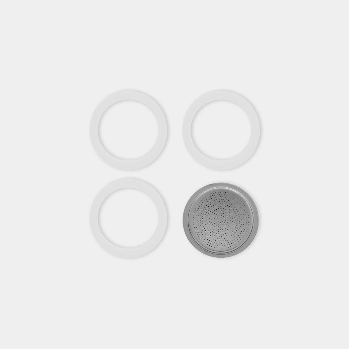 Bialetti Replacement Gaskets and Filter, Set of 4 for 3-4 cups – Nomad ...